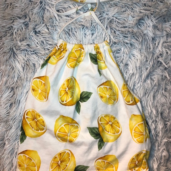Forever 21 | Tops | Printed Lemon Crop Top | Poshmark